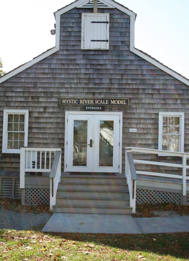 Mystic River Scale Model - Mystic Seaport Museum Exhibit